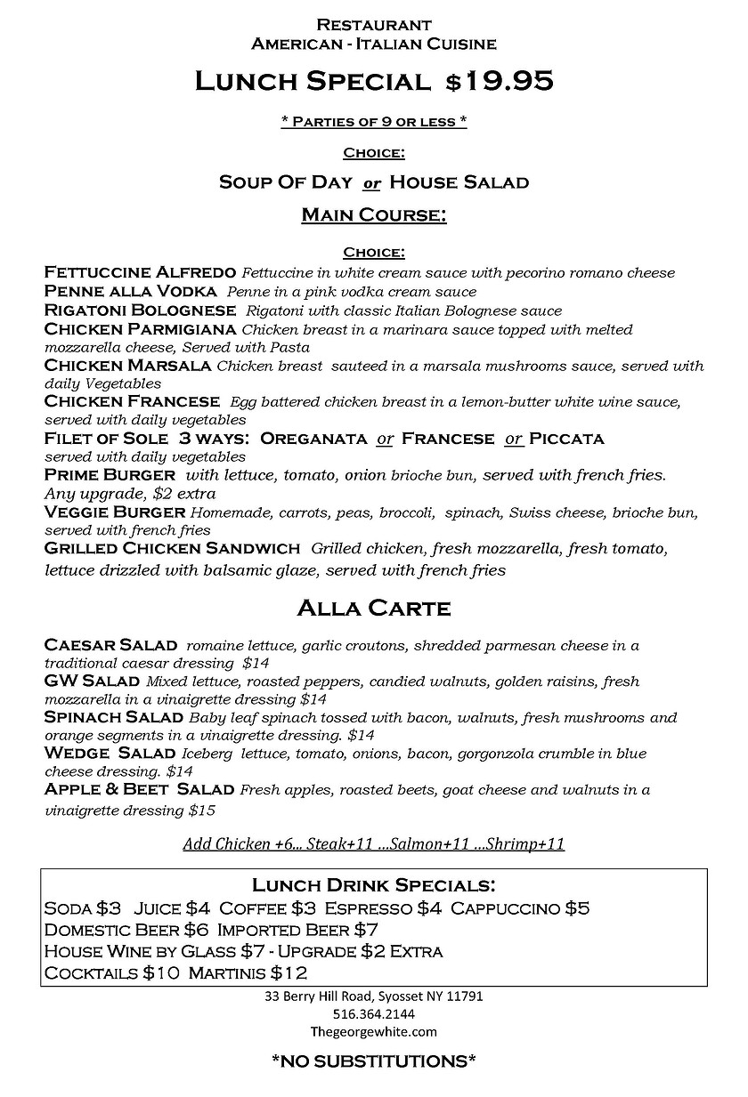 Lunch Menu George White lunch-menu-george-white